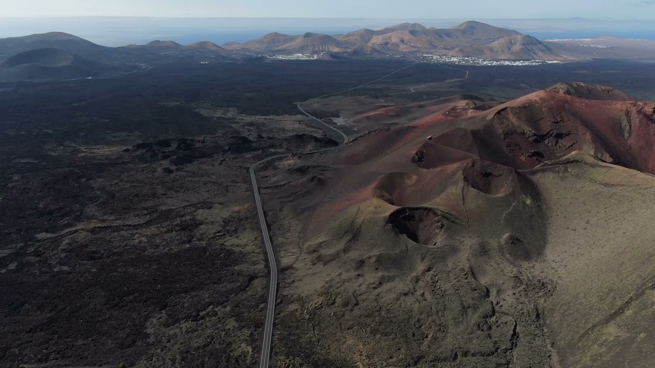 Timanfaya Drone video National Park (4K) - YouTube