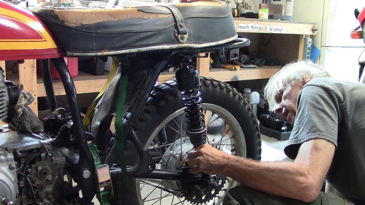 74 Honda CB360T Scrambler Build Part 3 - YouTube