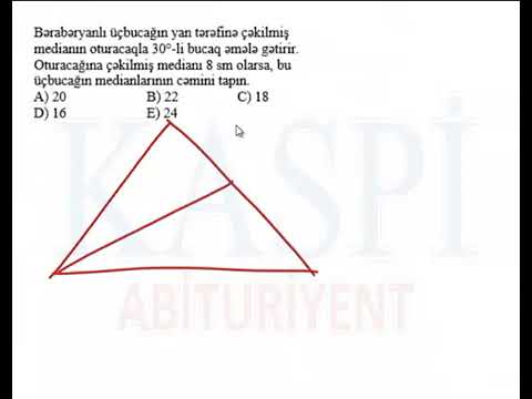 Riyaziyyat 11 ci sinif imtahan suallari test ve helli TQDK 15 - YouTube