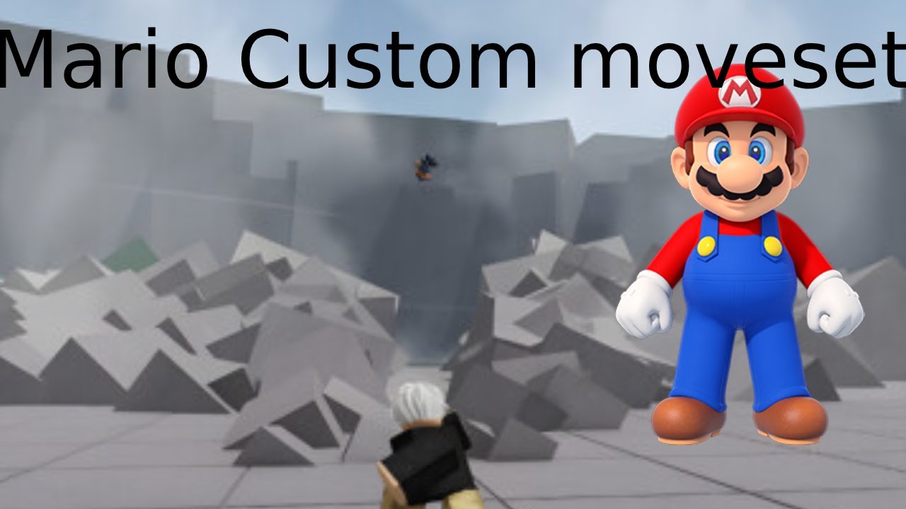 Mario custom moveset in Strongest Battlegrounds - YouTube