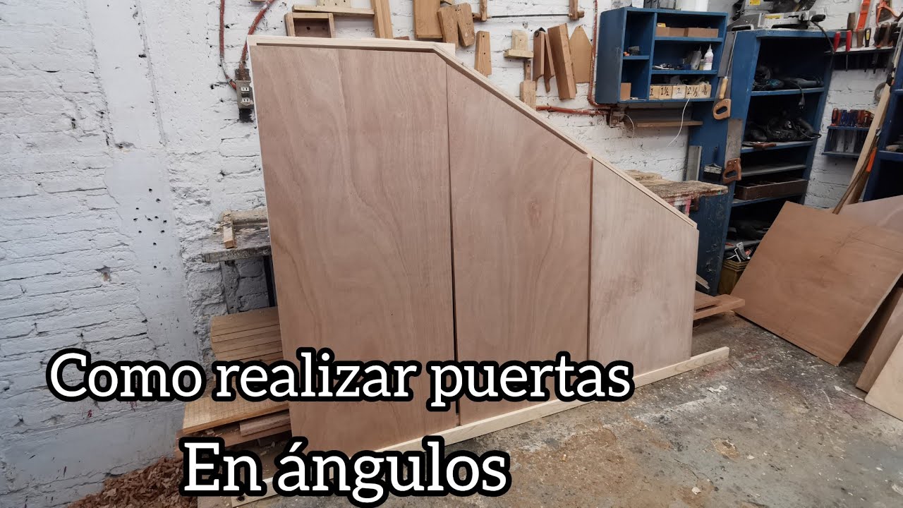 ¿como hacer puertas con ángulos? (trazos medidas y cortes) tutorial ...