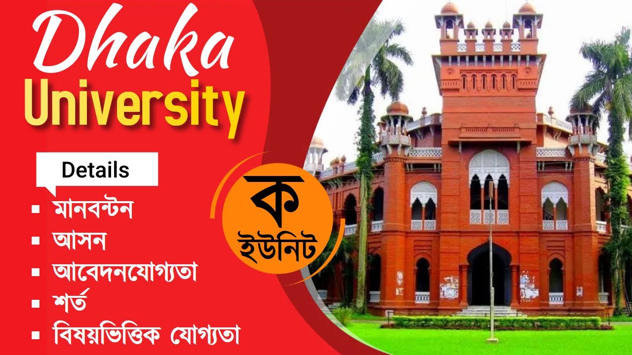 Dhaka University A Unit Circular 2022 | DU Admission 2021-22 | DU ...