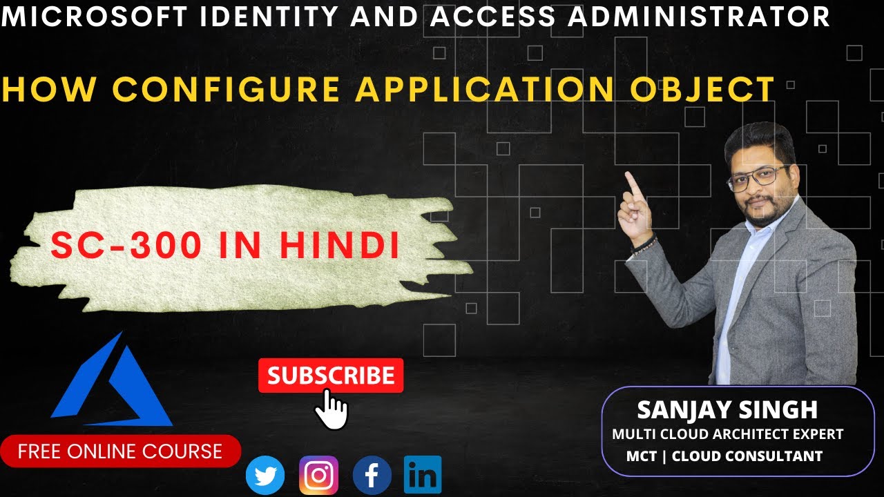 Entra ID Application Registration and Application Object In Hindi - YouTube