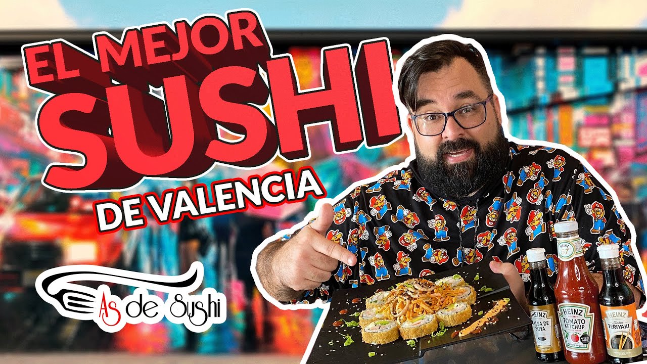 Conseguí el Mejor SUSHI de Valencia #AndresUruguayo - YouTube