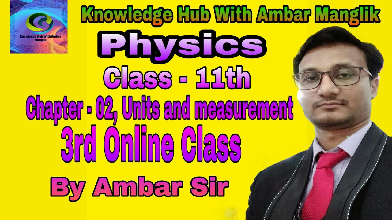 Physics Class 11th Chapter 02 Units And Measurement 3rd Online physics-class-11th-chapter-02-units-and-measurement-3rd-online