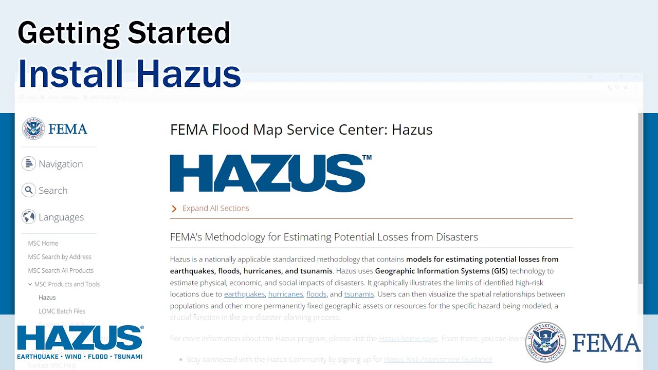 Hazus | Install Hazus - YouTube
