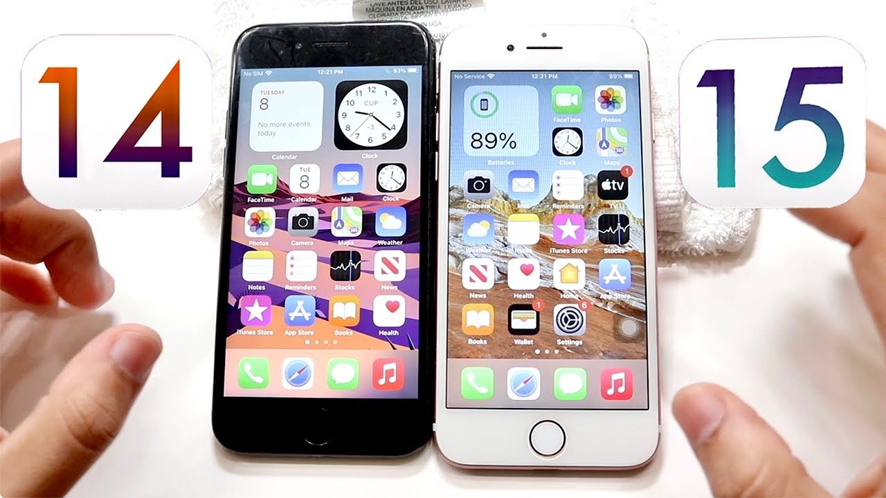 iPhone 7: iOS 15 Vs iOS 14 Speed Comparison - YouTube
