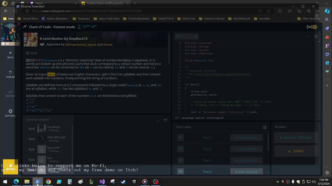 Yet another space flower geometry shader | C++ OpenGL | Solo Indie Game Dev | codingame - YouTube