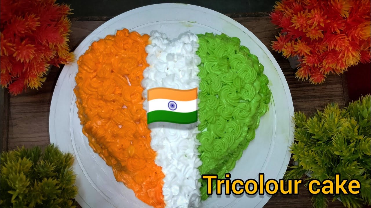 tricolour cake !! cake recipe!! republic day special !! Long video ...