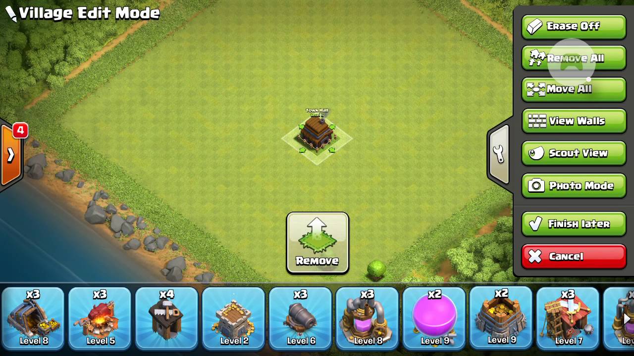 Clash of clans town hall 2 base - YouTube