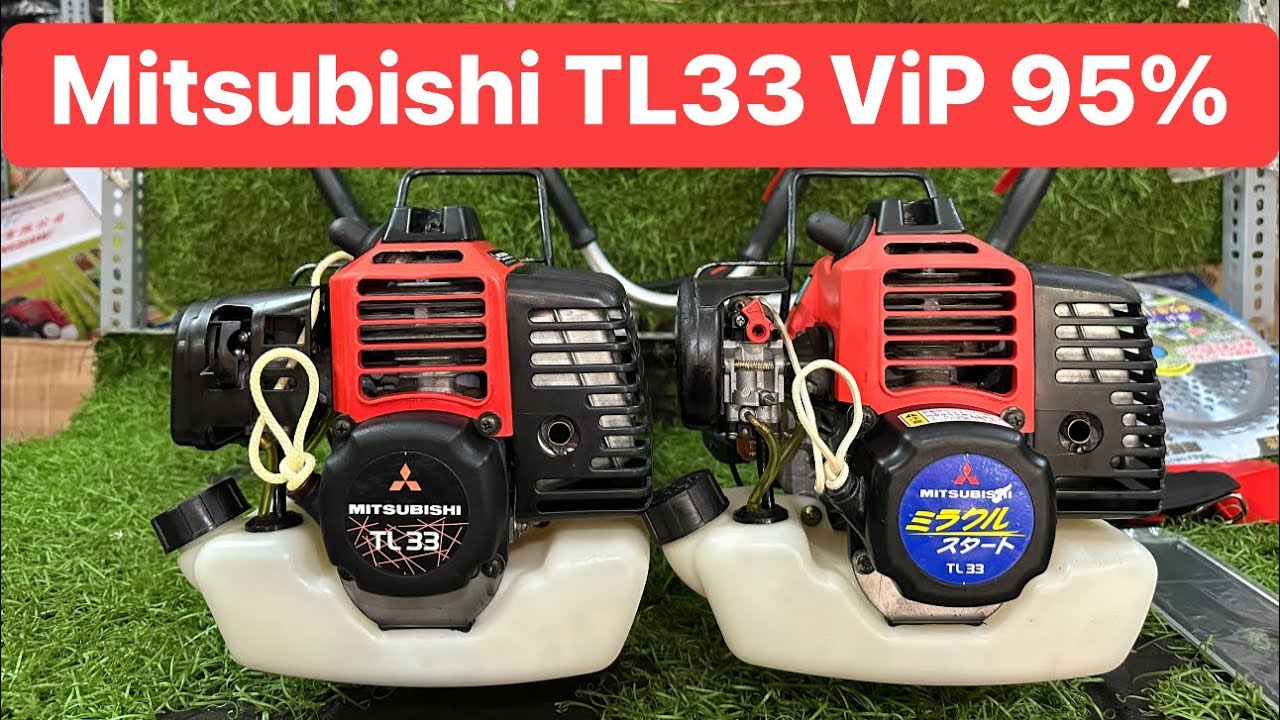 02/06 Máy Cắt Cỏ Nhật Mitsubishi TL33-Nòng 36li (33cc) Zin Nguyên Bản ...
