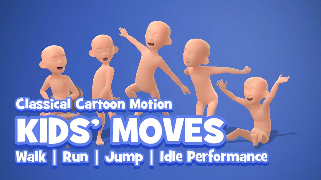 Classical Cartoon Motion - Kids’ Moves | Hand Key Character Animation ...