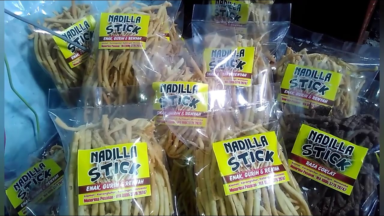 Cara membuat stick pangsit enak, gurih & renyah - YouTube