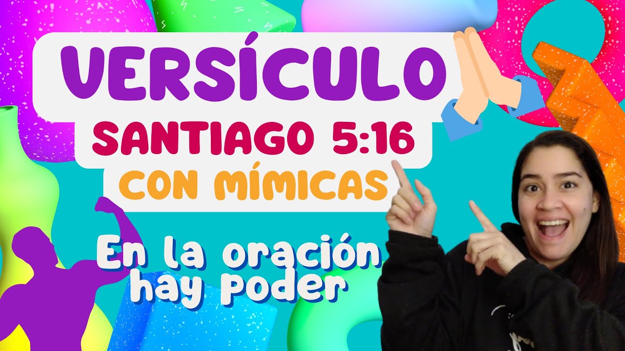 📖 VERSÍCULO PARA NIÑOS SANTIAGO 5:16 💪 🙏 - PEQUEÑOS VENCEDORES ️ - YouTube