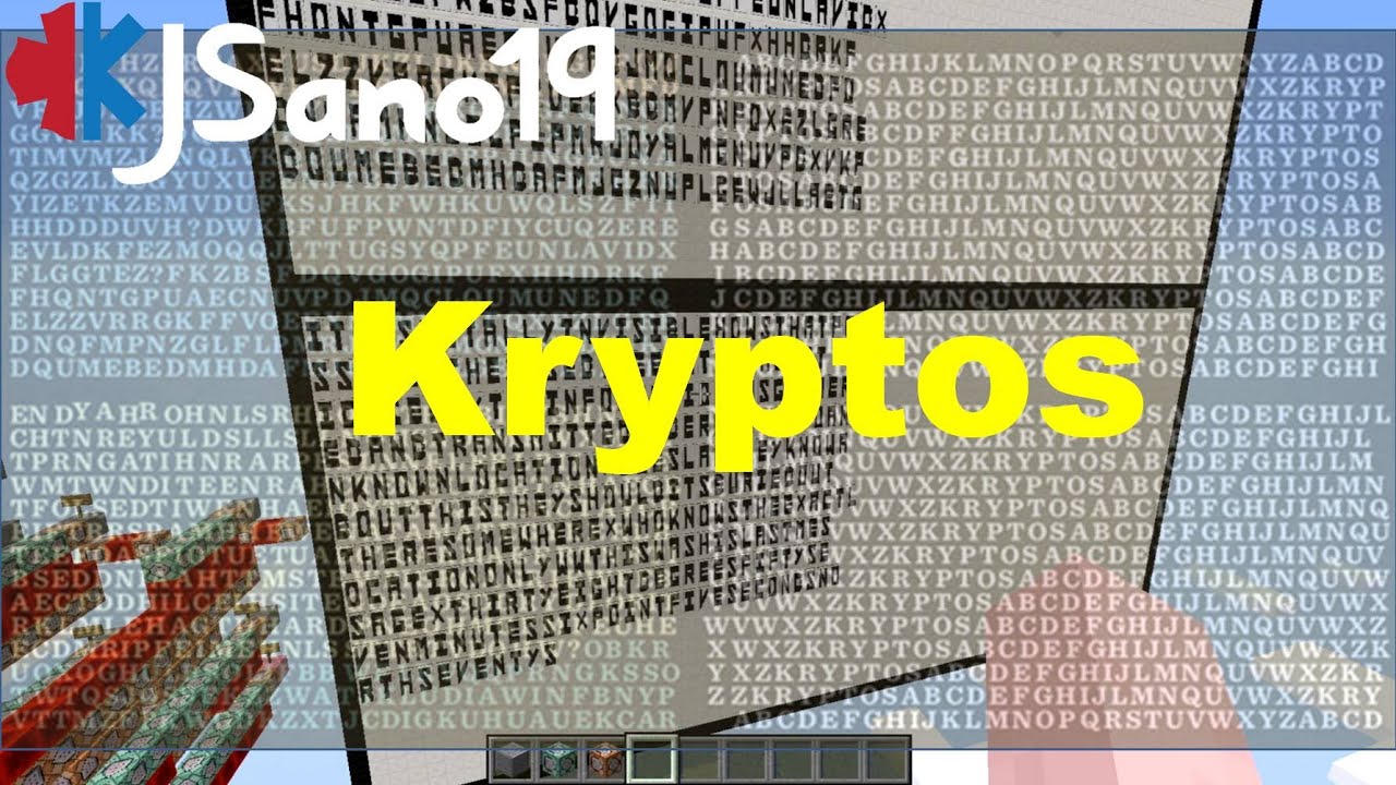 Solve Poly-alphabetic Substitution Cryptography in Minecraft (Kryptos ...