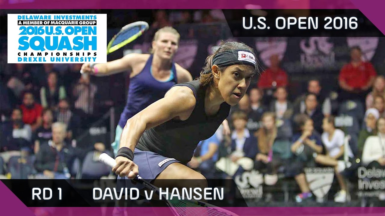 Squash: David v Hansen - U.S. Open 2016 - Rd 1 Highlights - YouTube