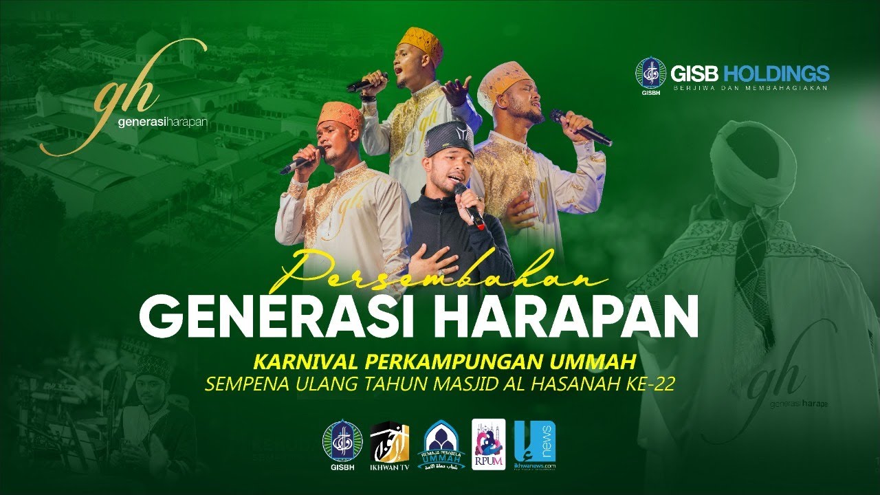 PERSEMBAHAN NASYID GENERASI HARAPAN | KARNIVAL PERKAMPUNGAN UMMAH - YouTube