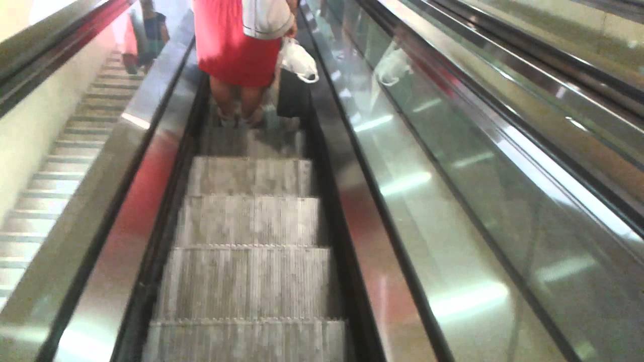 8 from 12 schindler escalators in siena italy. - YouTube