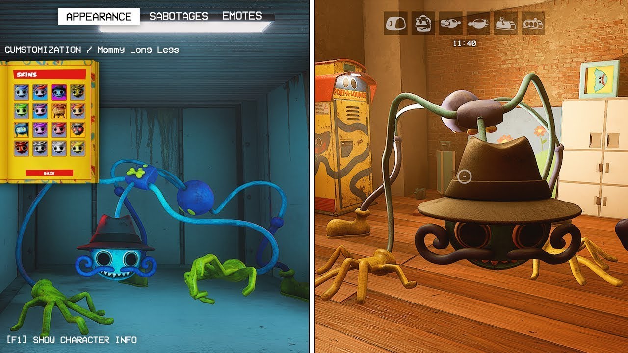 I Playing as EVERYONE Long Lage Skins in Project: Playtime! - YouTube