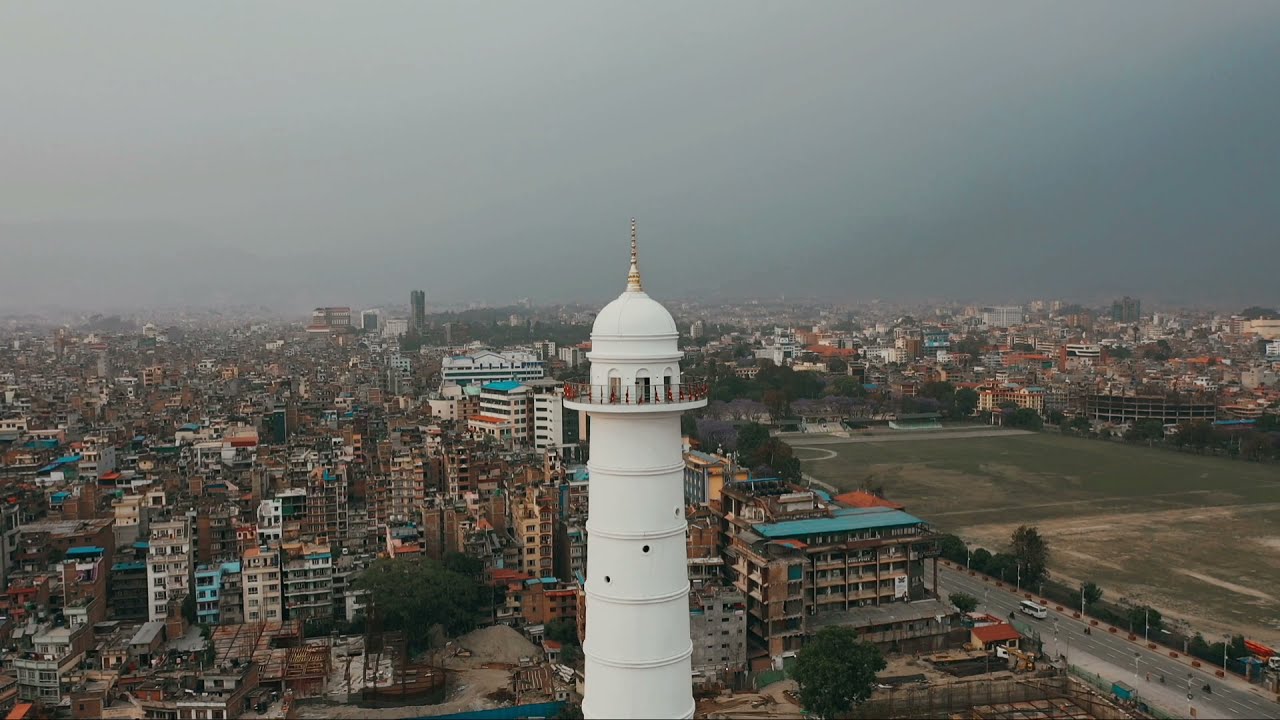 Dharahara | Drone Aerial View | Kathmandu Nepal - YouTube