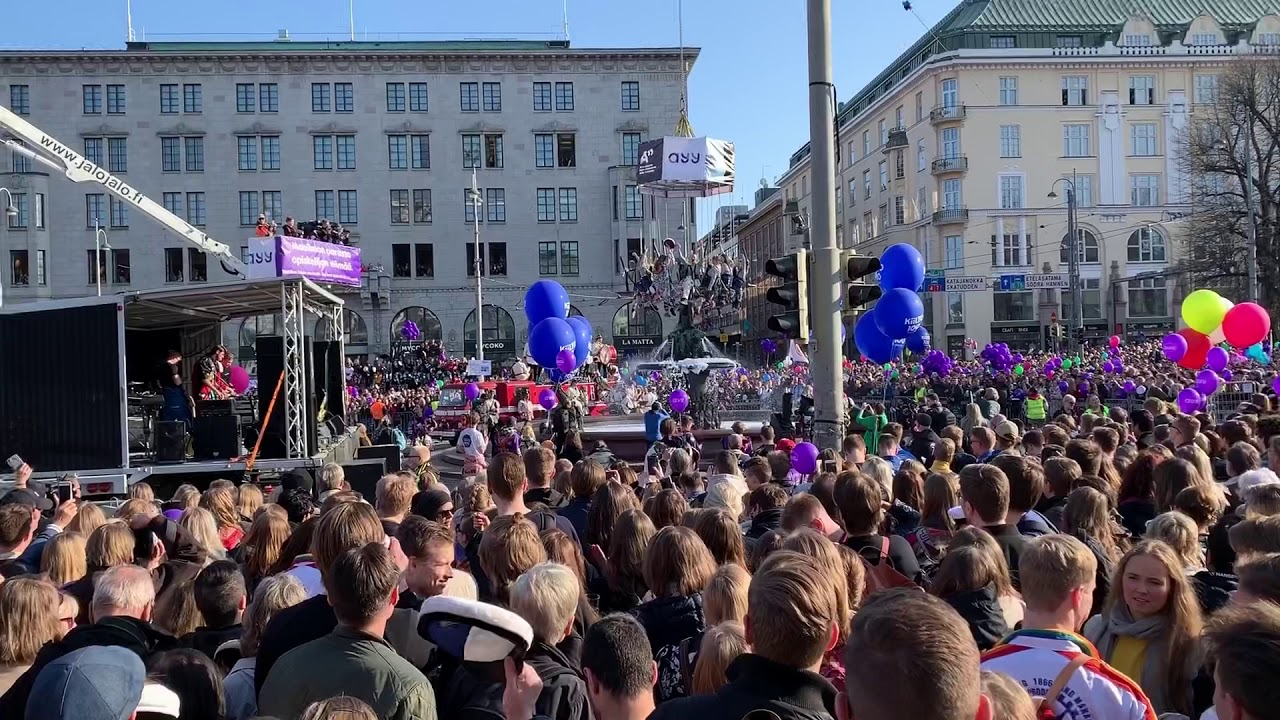 Vappu 2019 Mantan lakitus Helsinki - YouTube
