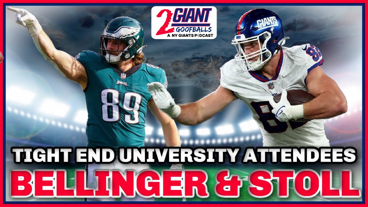 NY Giants Daniel Bellinger & Jack Stoll Attend Tight End University ...