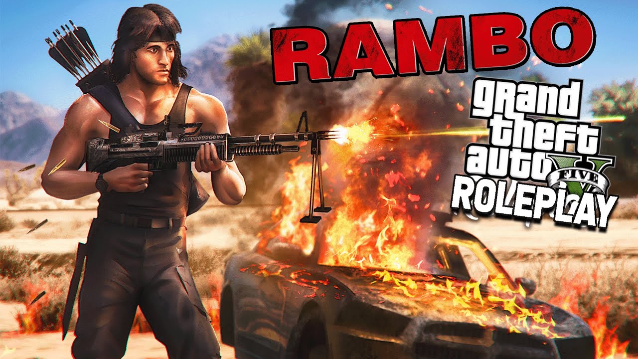 RAMBO DESTROYS THE COPS - GTA RP - YouTube