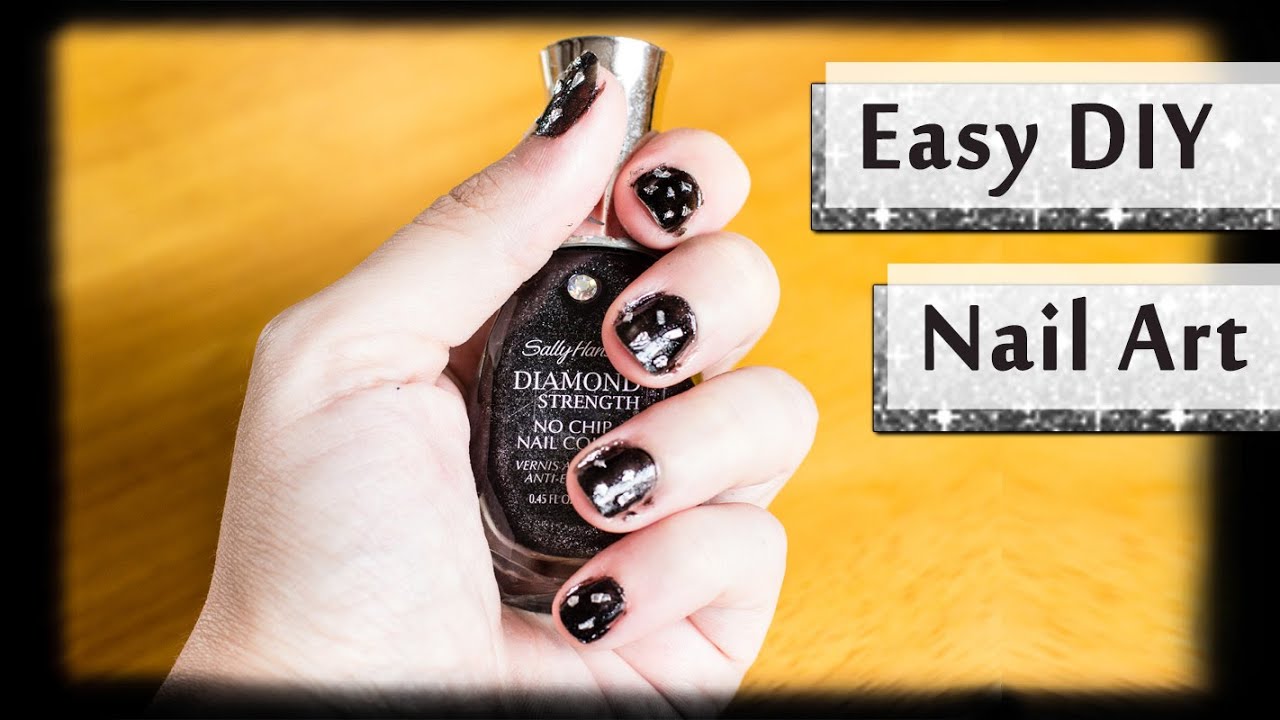 How to: Easy DIY nail art tutorial - YouTube