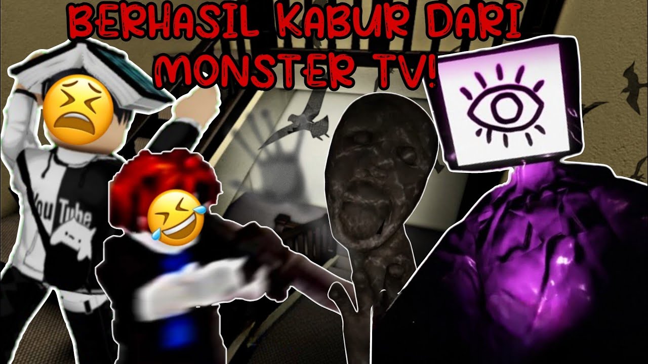 AKHIRNYA BERHASIL KABUR DARI MONSTER TV DAN TEMAN TEMAN NYA [Roblox ...