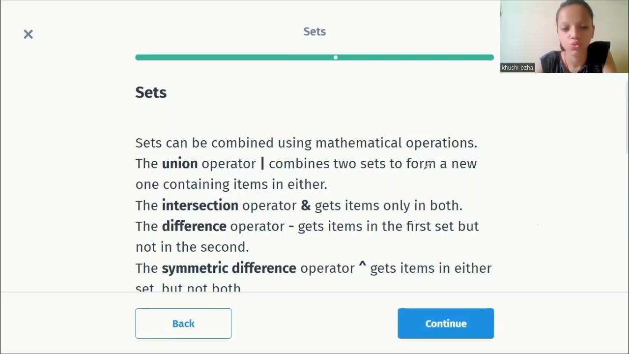 python tutorial part 7.2 |khushi ozha | python sololearn module 7 - YouTube