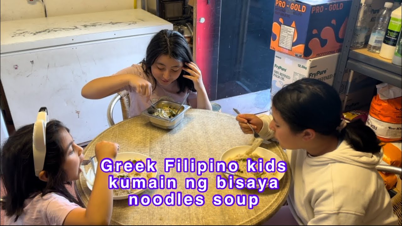 Misua soup gustong gusto nga mga Greek kids #food #noodles #soup - YouTube