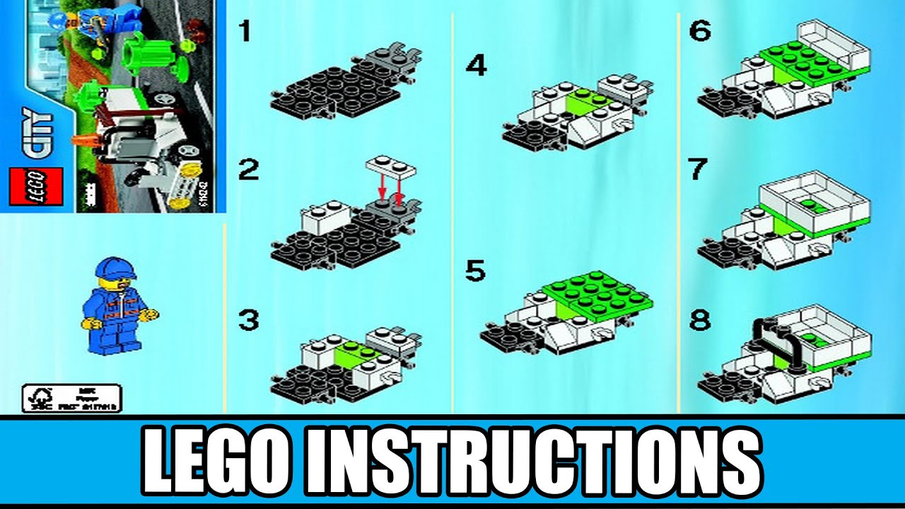 LEGO Instructions | City | 30313 | Garbage Truck - YouTube