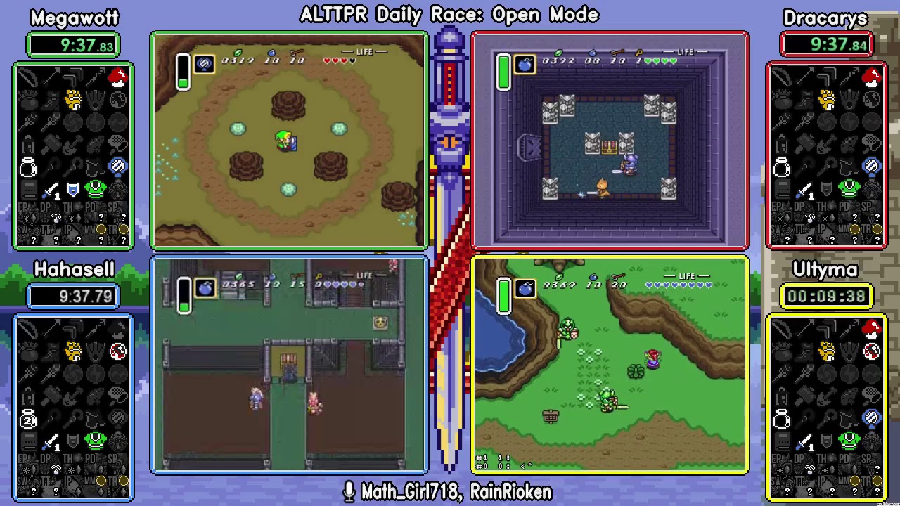 Open Mode 113018. ALTTP Randomizer Daily Race - YouTube
