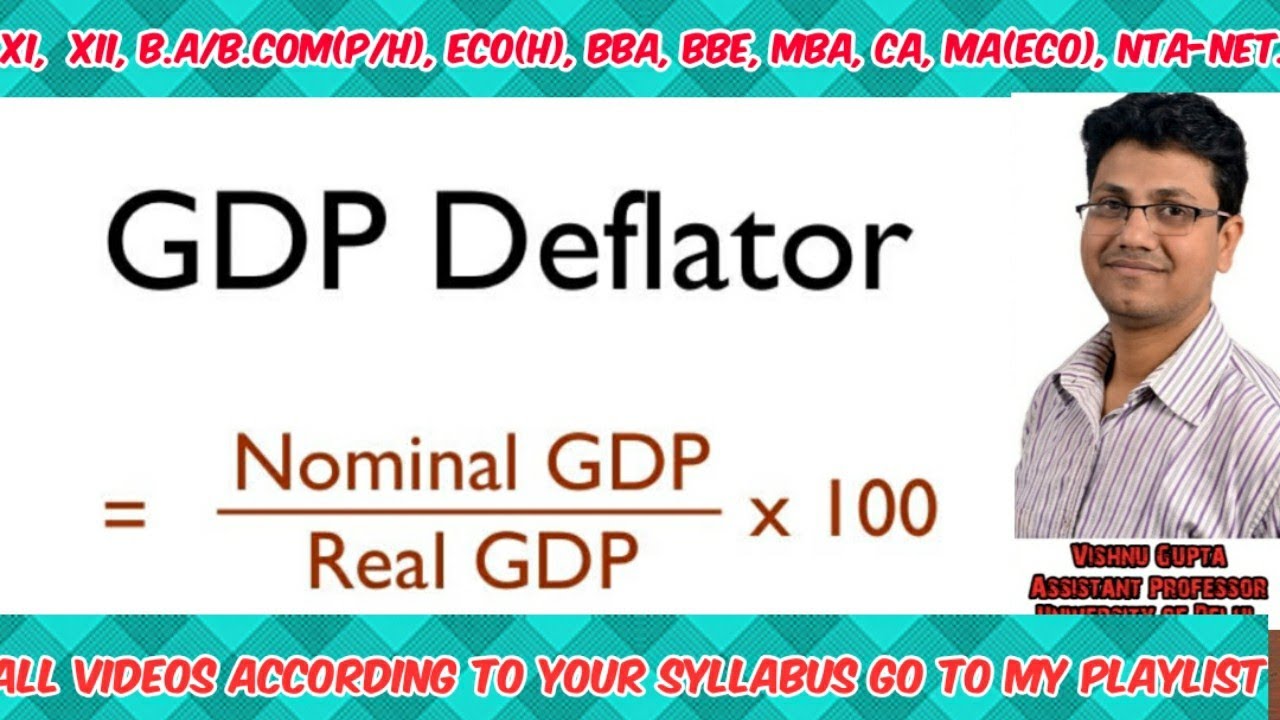 29. Price Index or GDP Deflator - YouTube