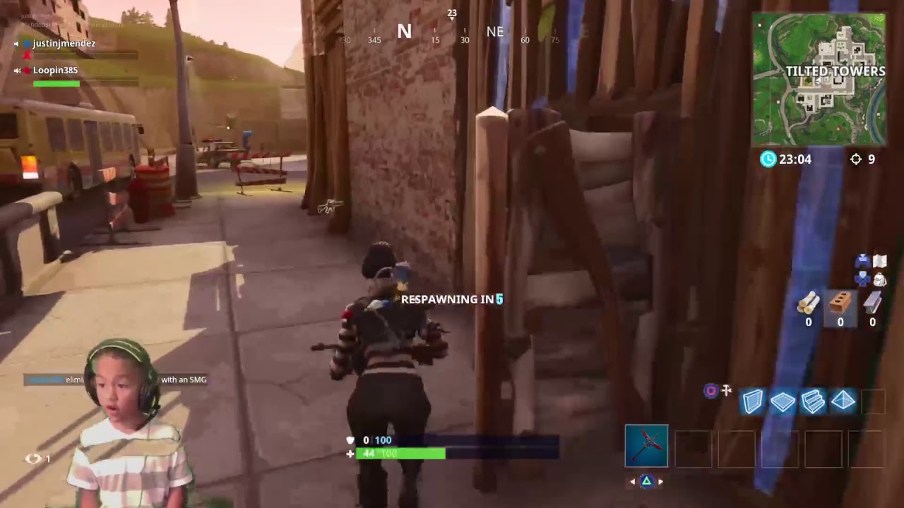Liam on FORTNITE! - YouTube