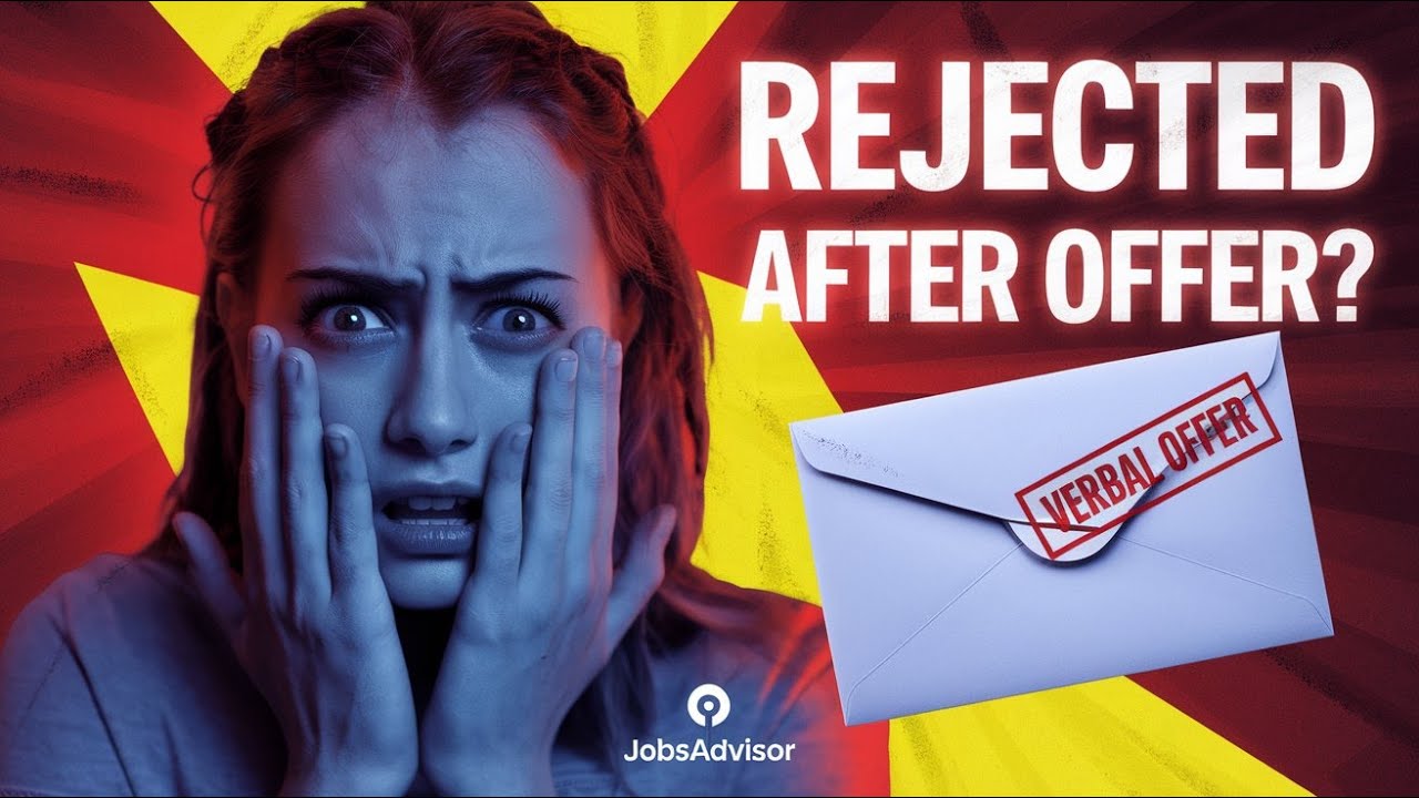 QR What Happens When You Get a Verbal Offer Letter Then REJECTED? - YouTube