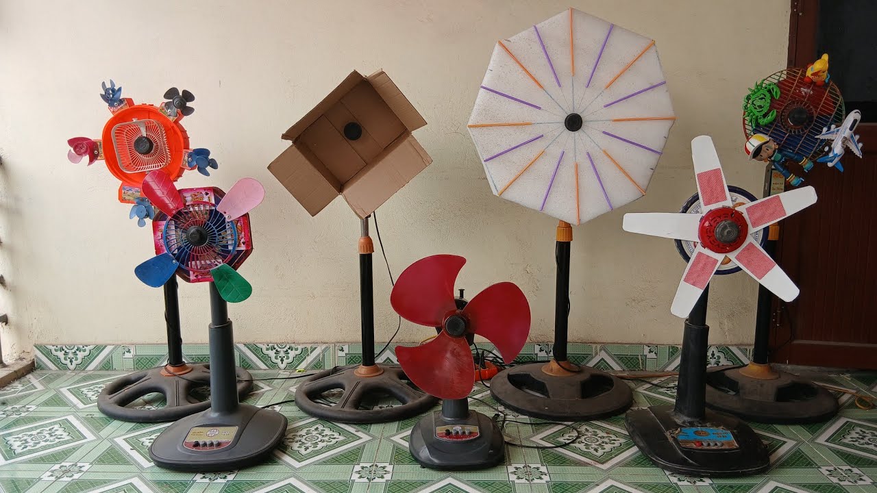 The ultimate fan battle | Cardboard box fans, foam blades, toy fans ...