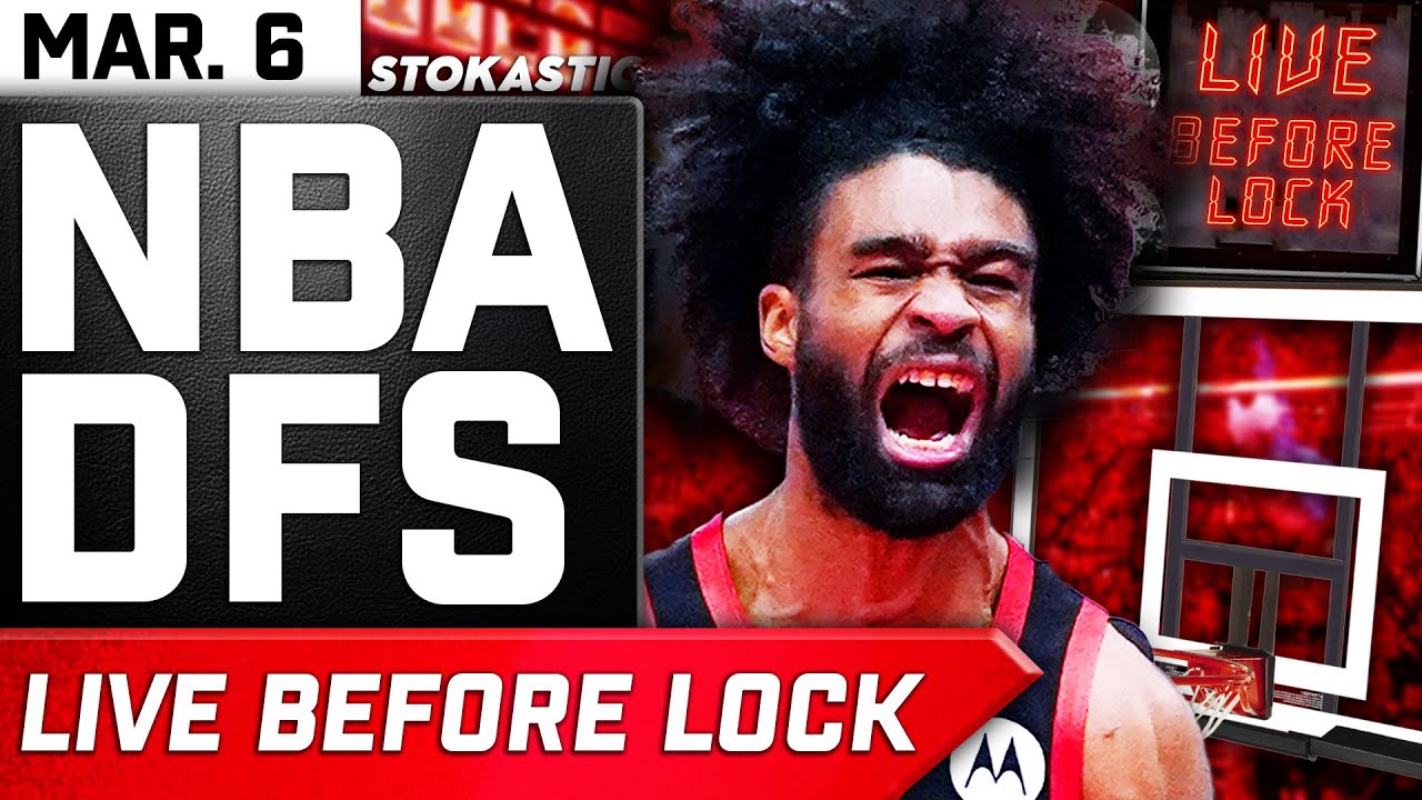NBA DFS Live Before Lock (Thursday 3/6/25) | DraftKings & FanDuel NBA ...
