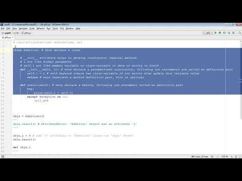 003 oops, attributes, user defined, add, del02 - YouTube