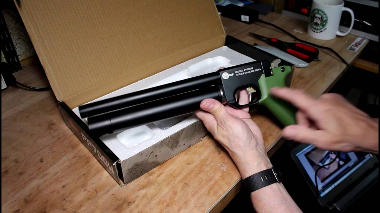 Newtown Naughty Boy unboxes an SMK PP700w air Pistol (SPA PP700 State ...