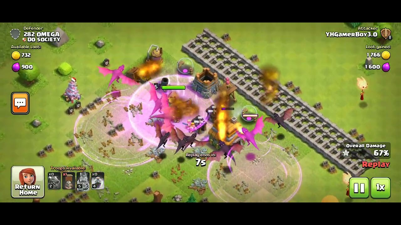 Finished battle(Town hall) - 6 in 23s 600ms - YouTube