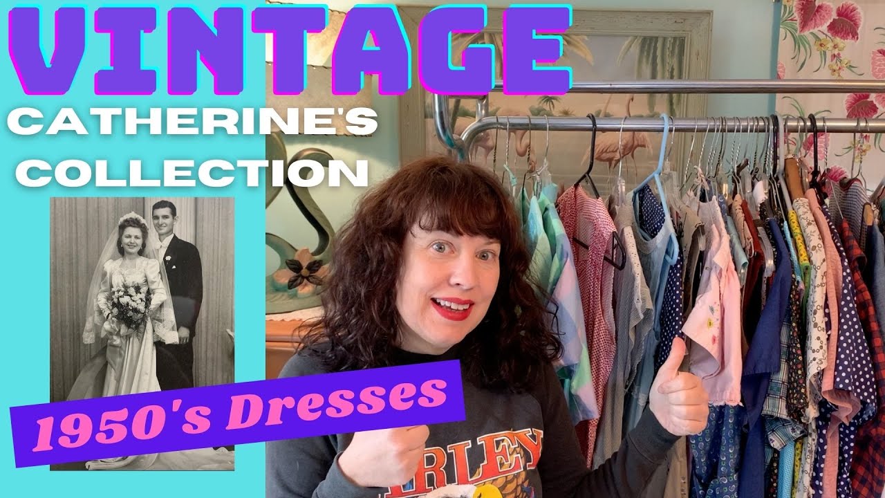 Vintage 1950's dresses! Amazing Attic Finds From The Hoarder House ...
