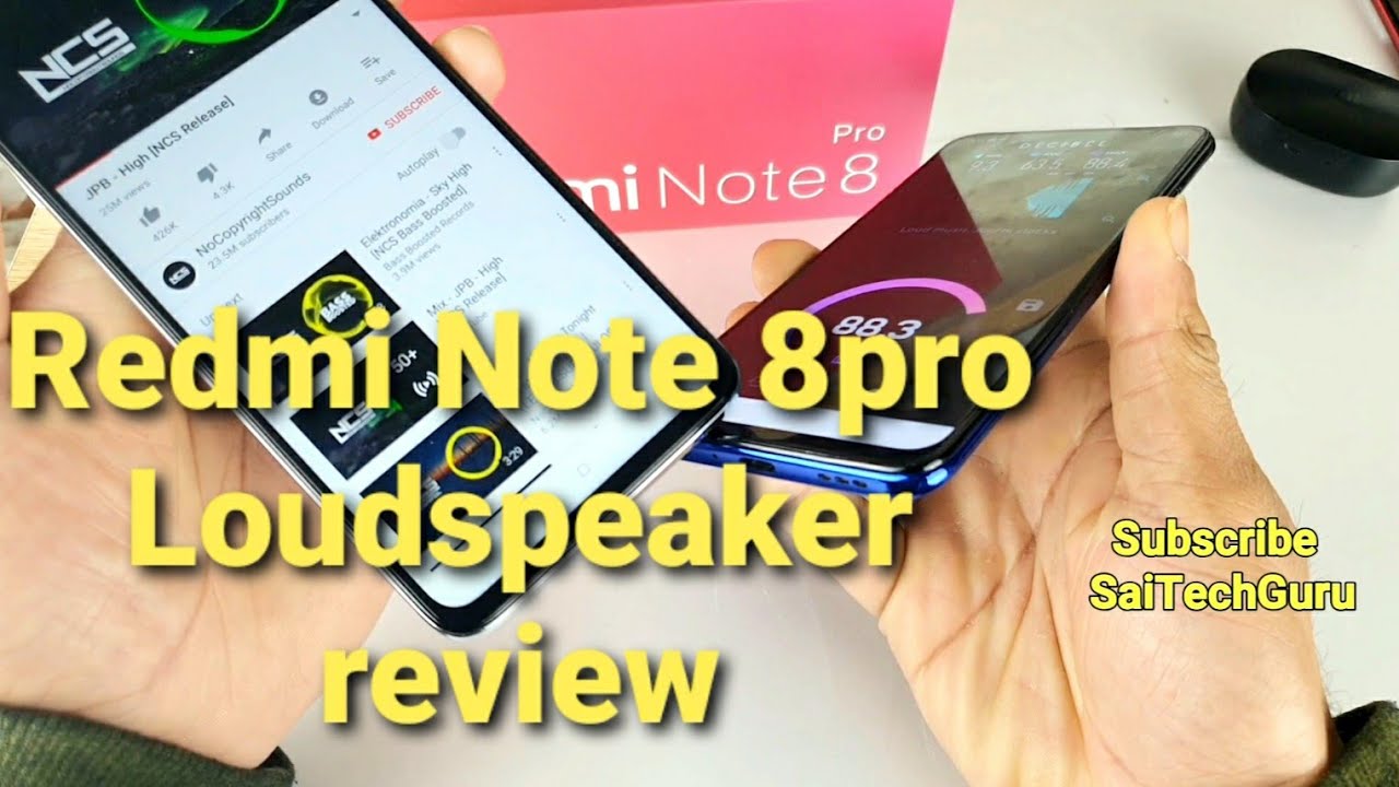 Redmi Note 8pro loudspeaker review - YouTube