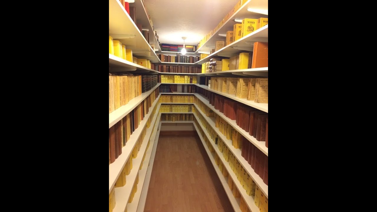 Wisden Storeroom Completed ~ Wisden Man Cave - YouTube
