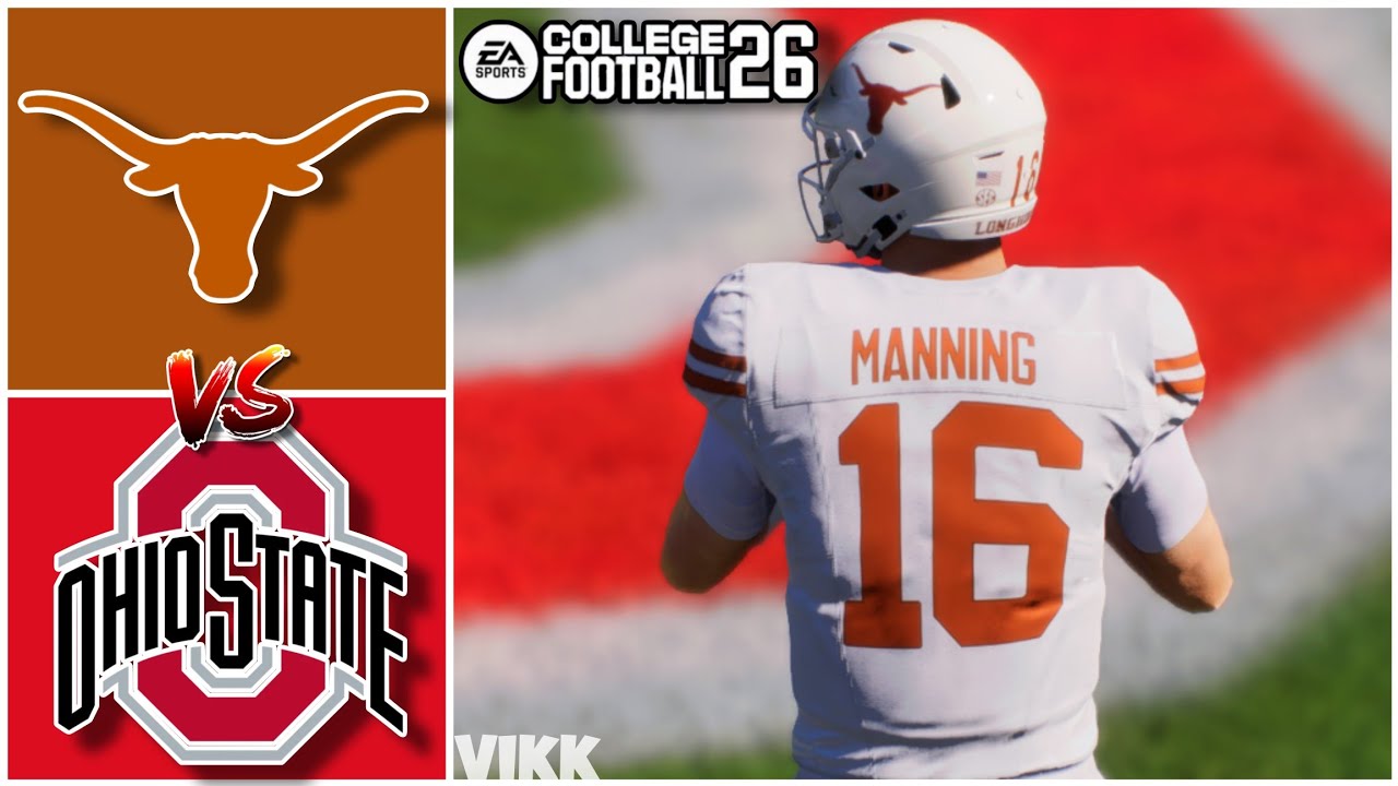 Texas vs Ohio State Week 1 (College Football 26 Simulation) - YouTube
