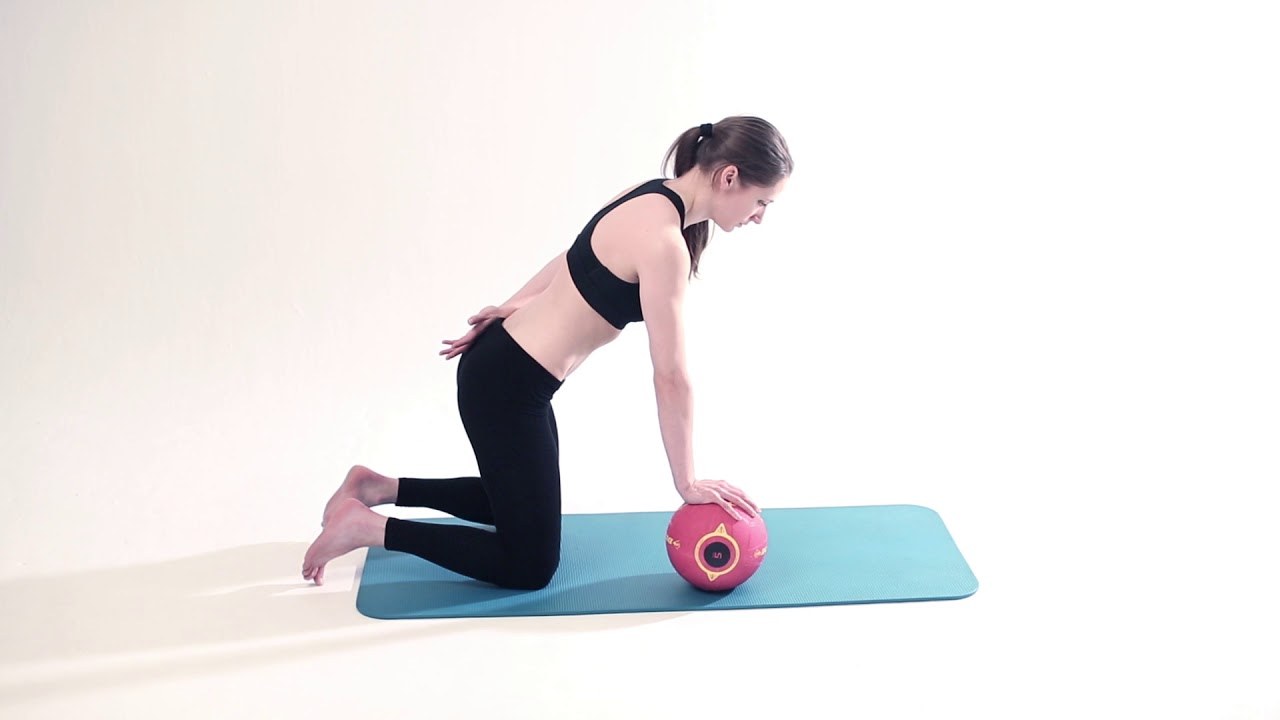 Arm protraction retraction on ball - YouTube