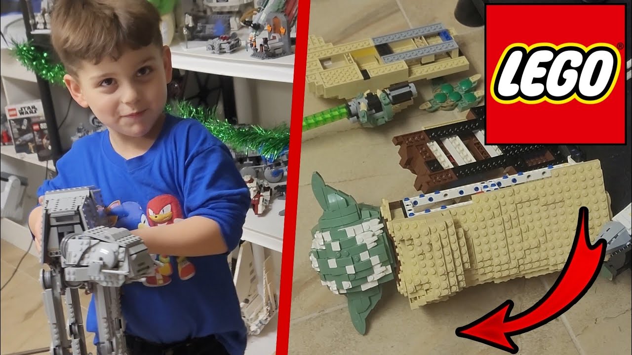 My 4 Year Old Cousin DESTROYED My LEGO Sets! | LEGO Vlog! - YouTube