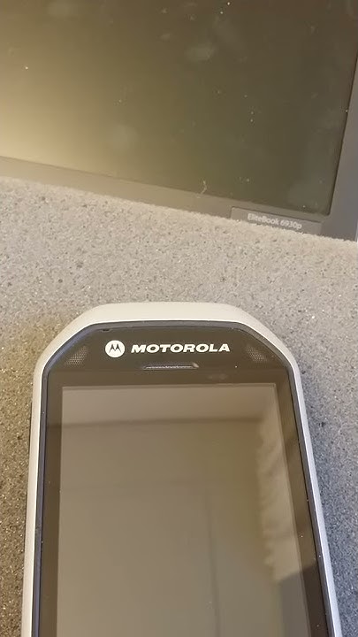 Motorola MC40 acting weird. - YouTube