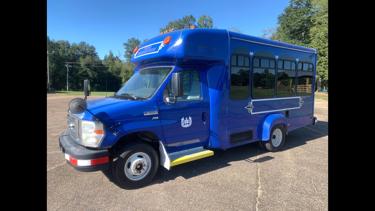 2012 Ford E350 Super Duty 12 Passenger Handicap Shuttle Bus (220,816 ...