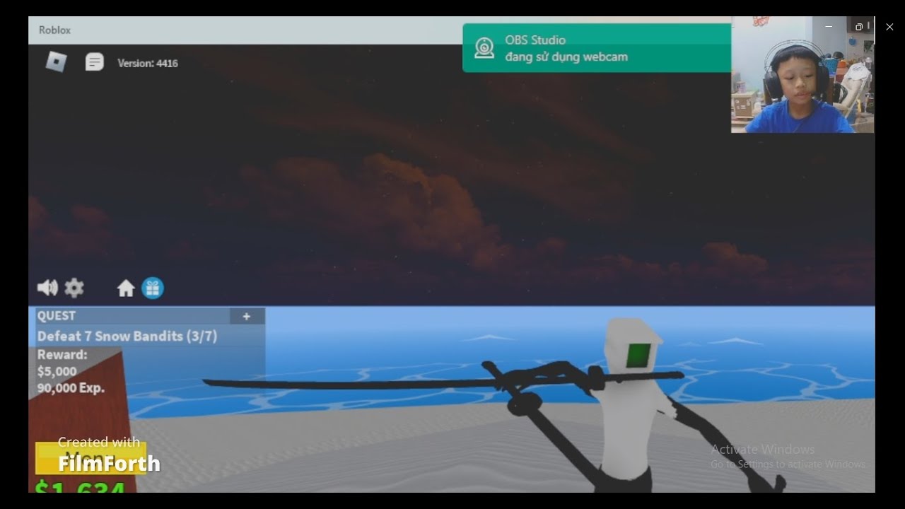[Ted.roblox] [Blox Fruit]Lần đầu tiên cày từ lv 96 - 104 - YouTube